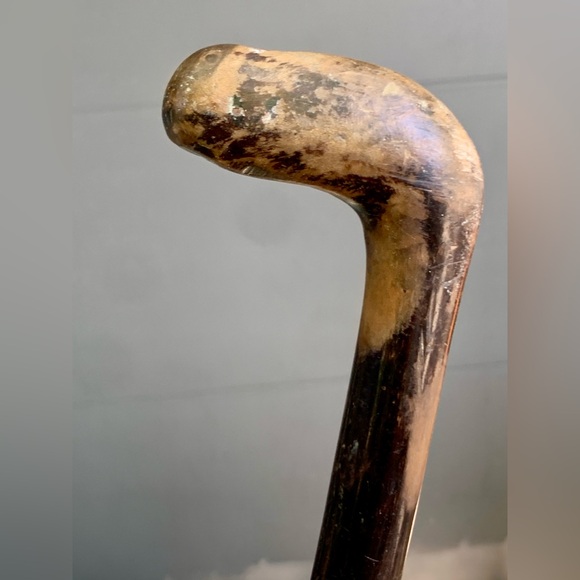 Art | 19th Century Antique Twisted Burley Wood Swagger Stick Cane ...